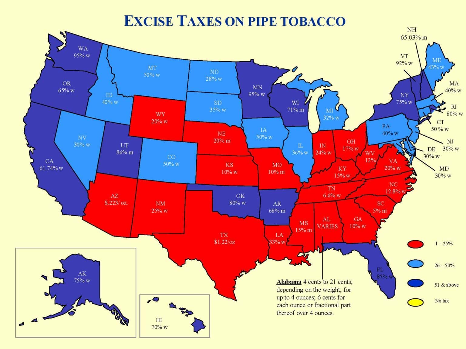 State Tax Maps - Cigar Association of America